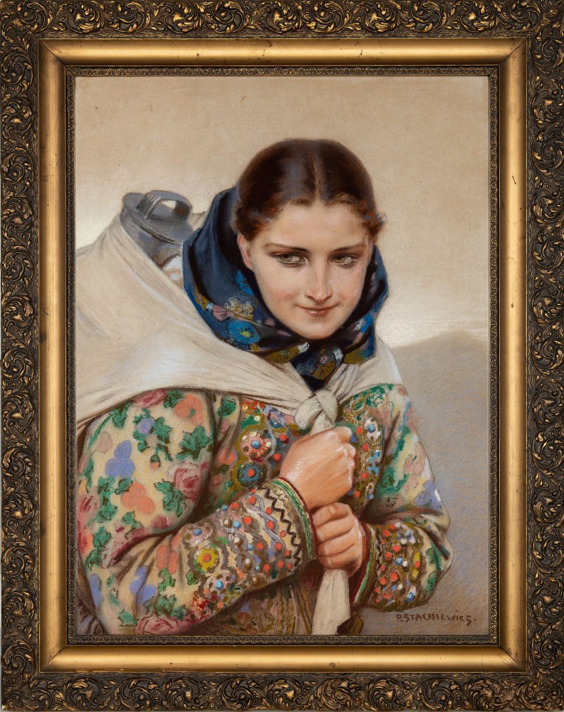 Piotr Stachiewicz, "Mleczarka" | CONNAISSEUR Kraków - Salon Dzieł Sztuki