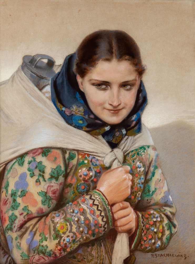 Piotr Stachiewicz, "Mleczarka" | CONNAISSEUR Kraków - Salon Dzieł Sztuki