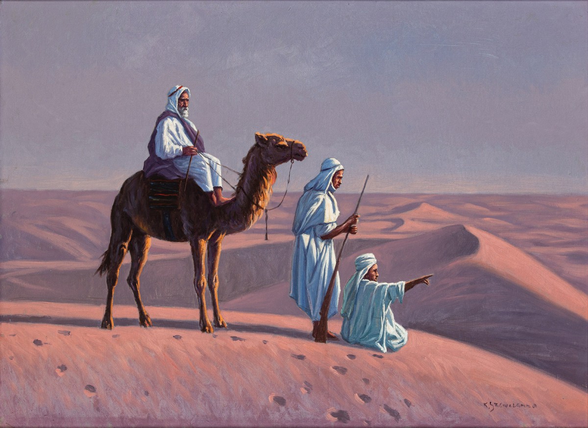 Konstanty Szewczenko, "Beduini" | CONNAISSEUR Kraków - Salon Dzieł Sztuki