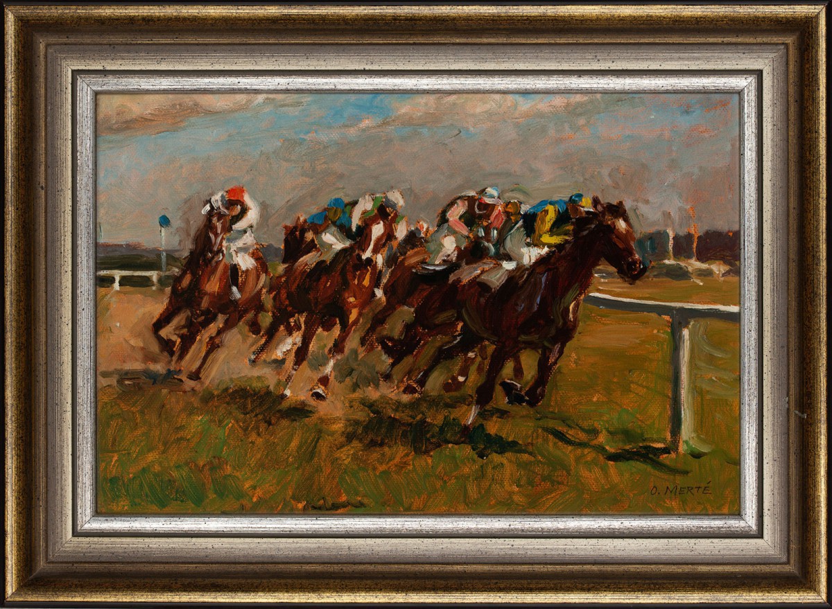 Oskar Merté, "Dżokeje" | CONNAISSEUR Kraków - Salon Dzieł Sztuki