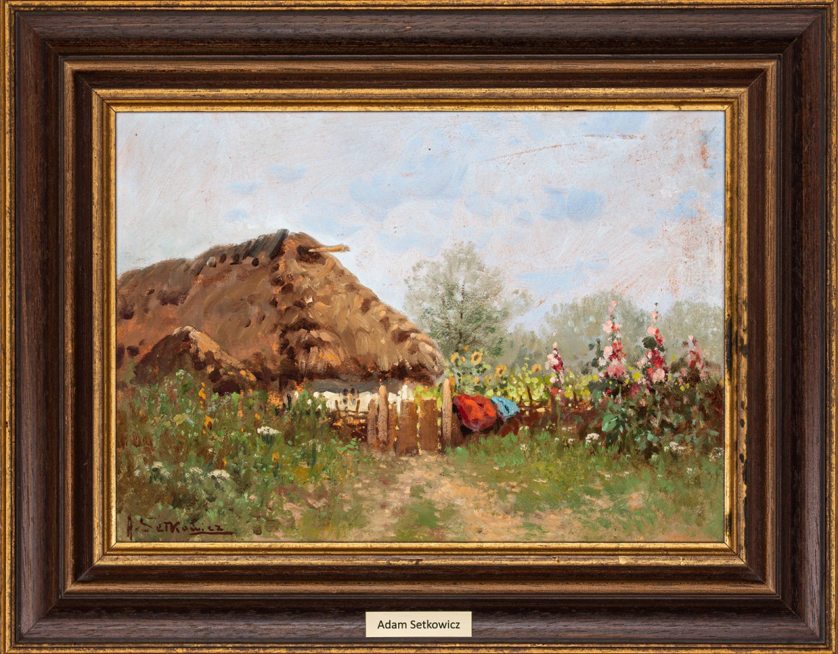 Adam Setkowicz, "Malwy przed chatą" | CONNAISSEUR Kraków - Salon Dzieł ...