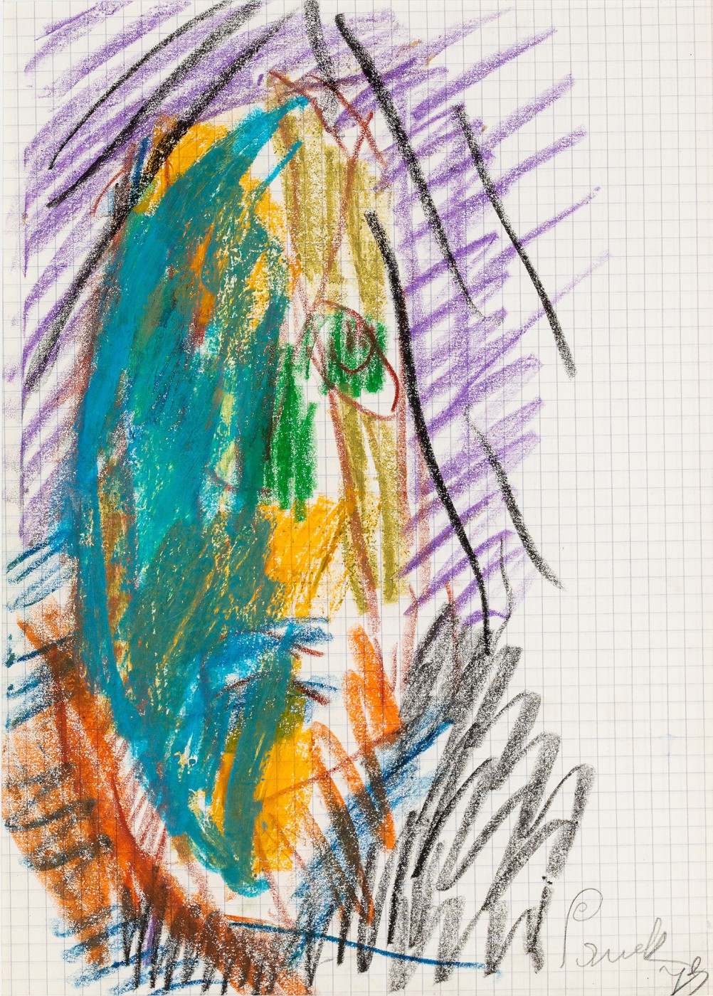 Jerzy Panek, "Autoportret I" | CONNAISSEUR Kraków - Salon Dzieł Sztuki