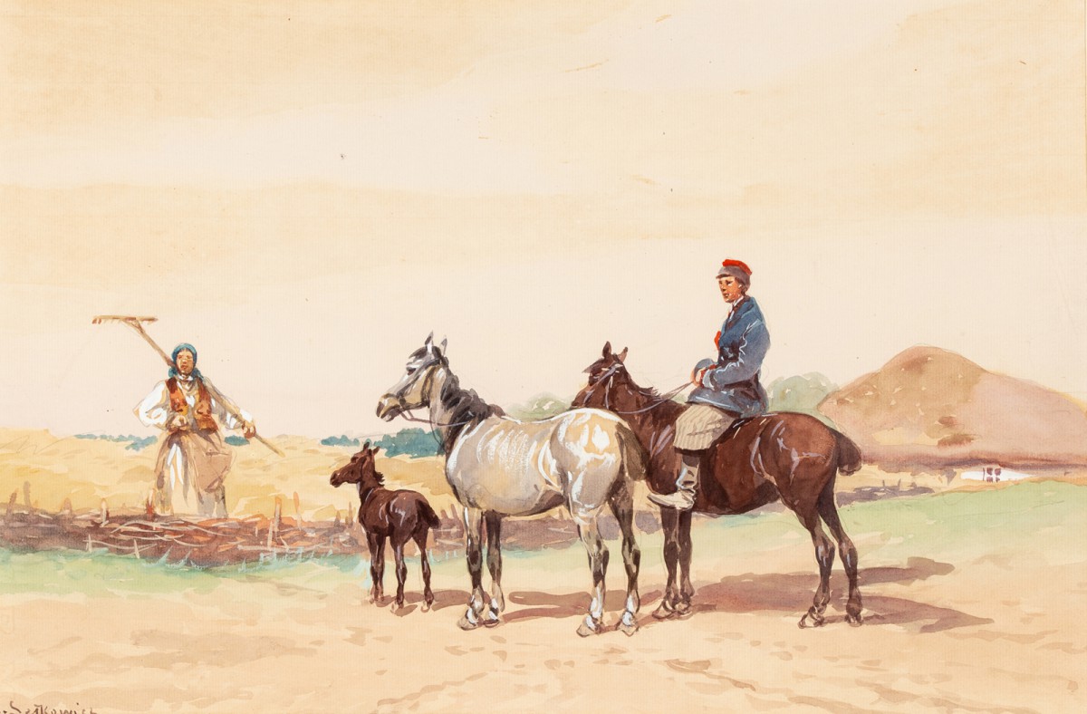 Adam Setkowicz, "Z podkrakowskiej wsi" | CONNAISSEUR Kraków - Salon ...