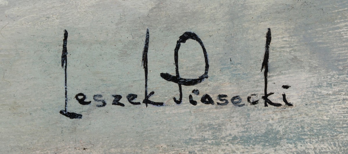 Leszek Piasecki, "Zimowa trojka" | CONNAISSEUR Kraków - Salon Dzieł Sztuki