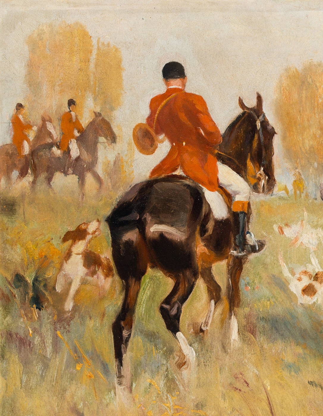 Jon Popp, "Polowanie par force" | CONNAISSEUR Kraków - Salon Dzieł Sztuki