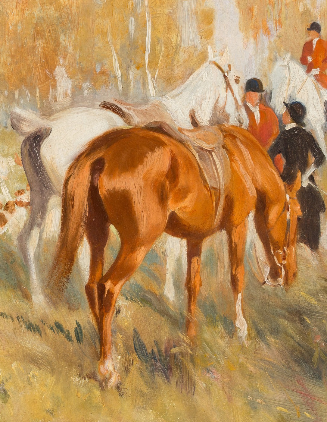 Jon Popp, "Polowanie par force" | CONNAISSEUR Kraków - Salon Dzieł Sztuki