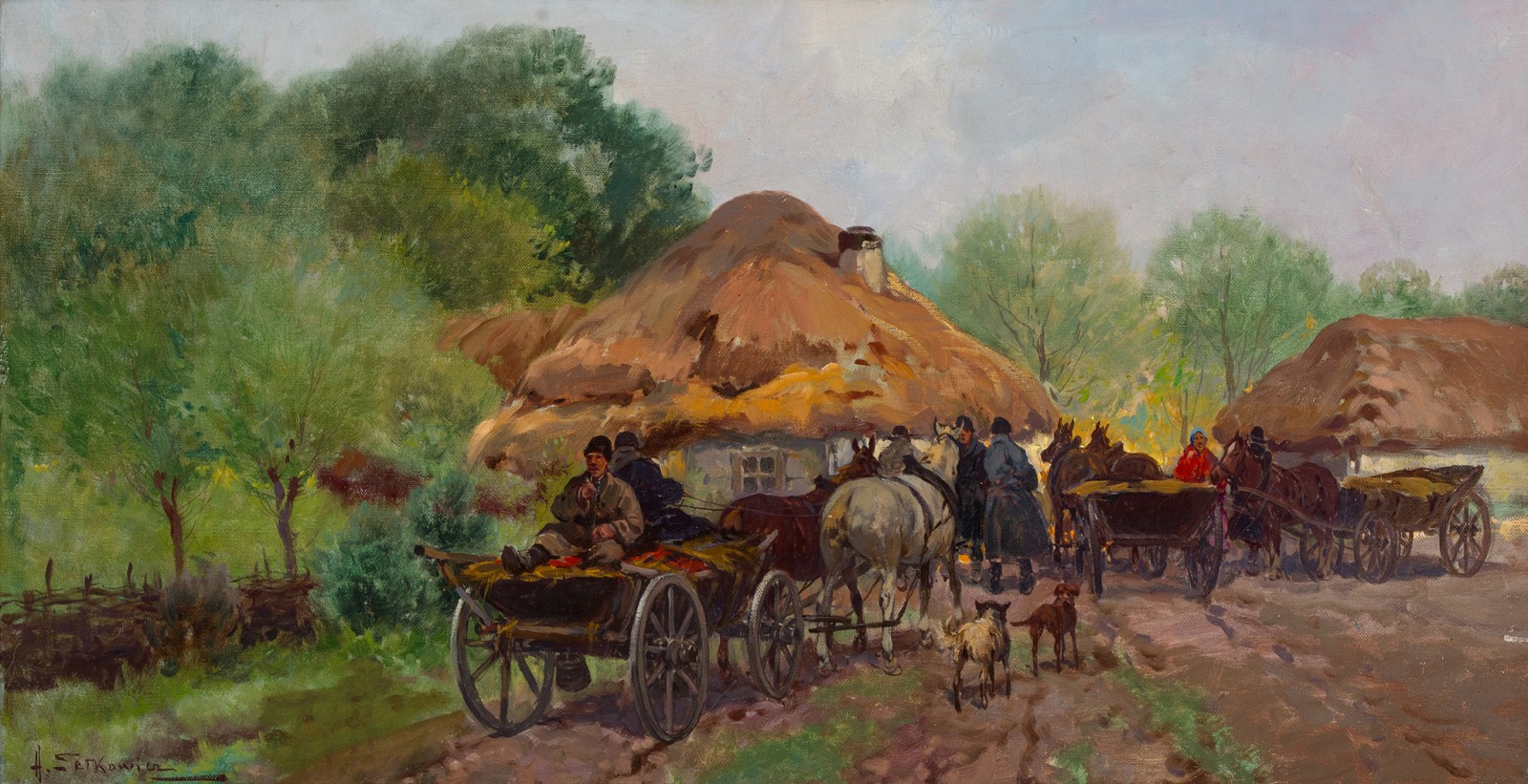 Adam Setkowicz, "Przygotowanie do podróży" | CONNAISSEUR Kraków - Salon ...