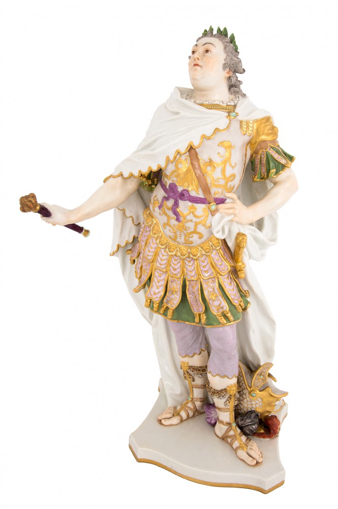 Miśnia (akt. od 1710), August III Sas w stroju Cesarza Rzymskiego ...