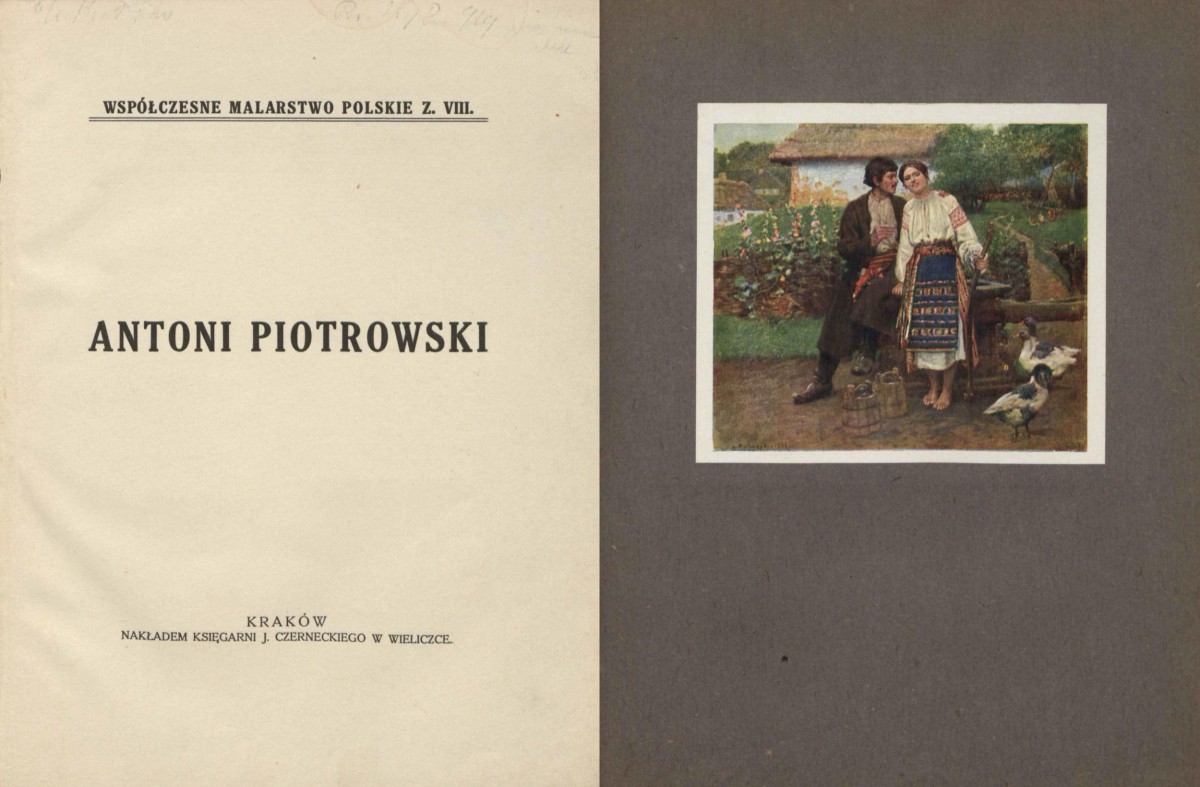 Antoni Piotrowski, "Szepty miłosne" | CONNAISSEUR Kraków - Salon Dzieł Sztuki